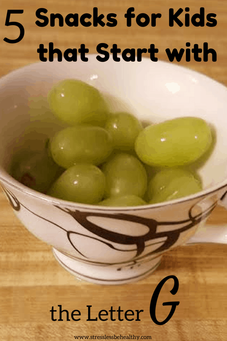 5 Snacks For Kids That Start With The Letter G