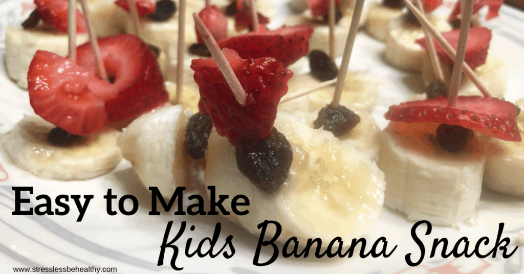 Easy To Make Kids Banana Snack | Healthy Snacks For Kids