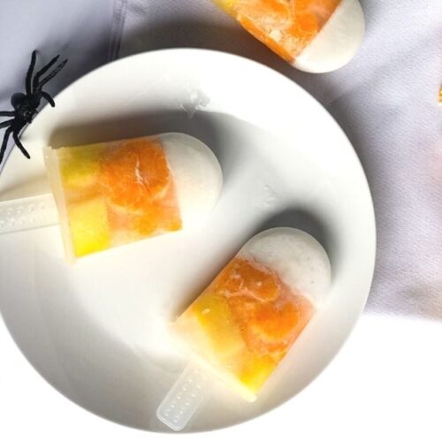 Candy Corn Popsicle Recipe for Kids!