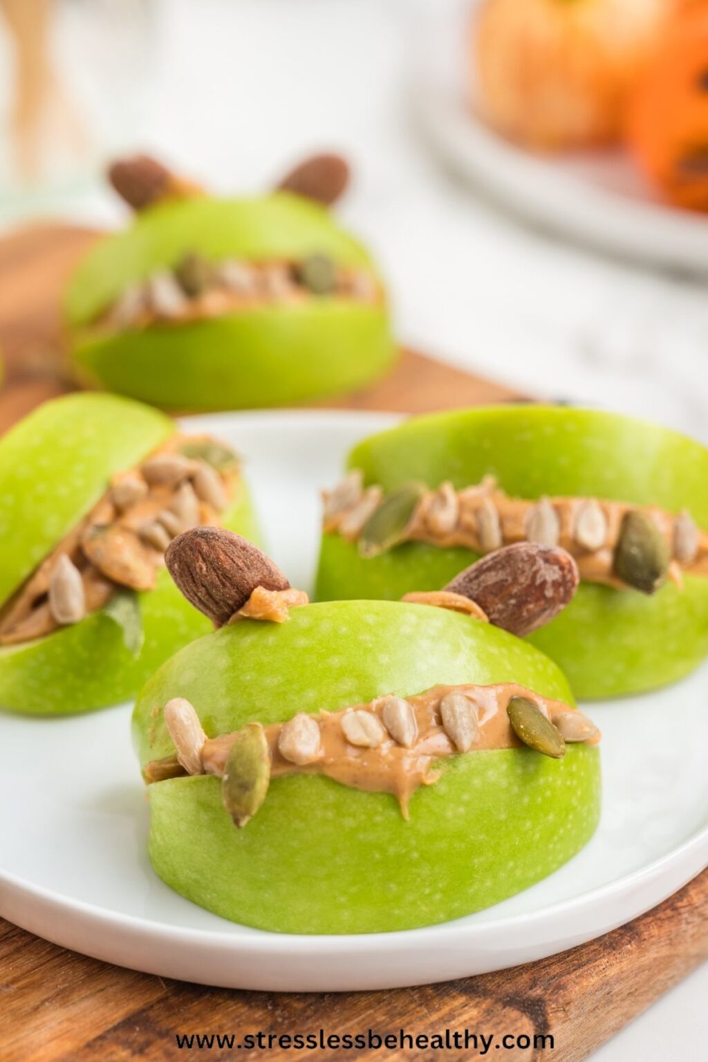Silly Halloween Apple Monsters