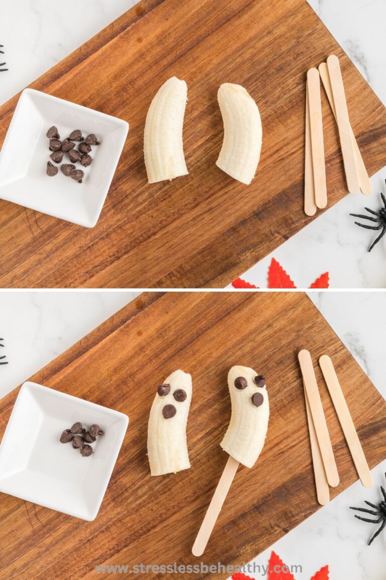 Halloween Banana Ghosts