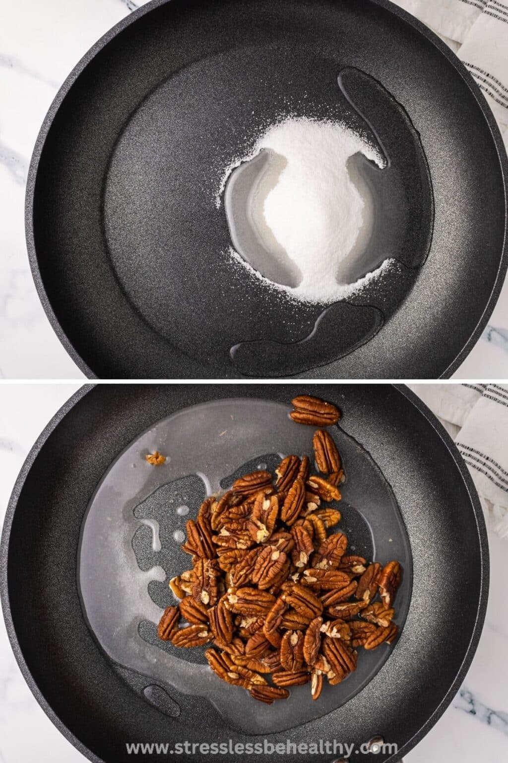 Easy Vegan Candied Pecans (Stovetop)