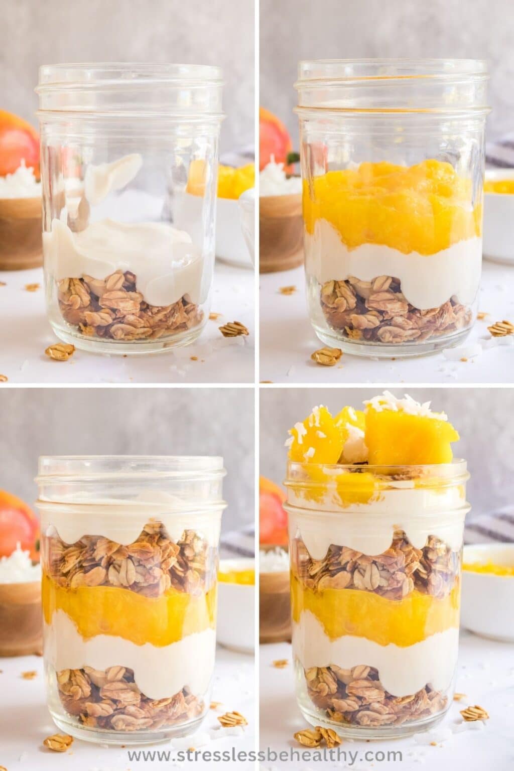 Mango Parfait (5 minutes & vegan)