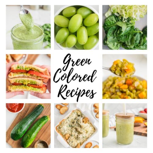 8 Green Colored Food Recipes